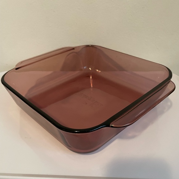Pyrex | Kitchen | Vintage Pyrex Glass 222r Cranberry 2 Qt 8x8x2 Baking ...